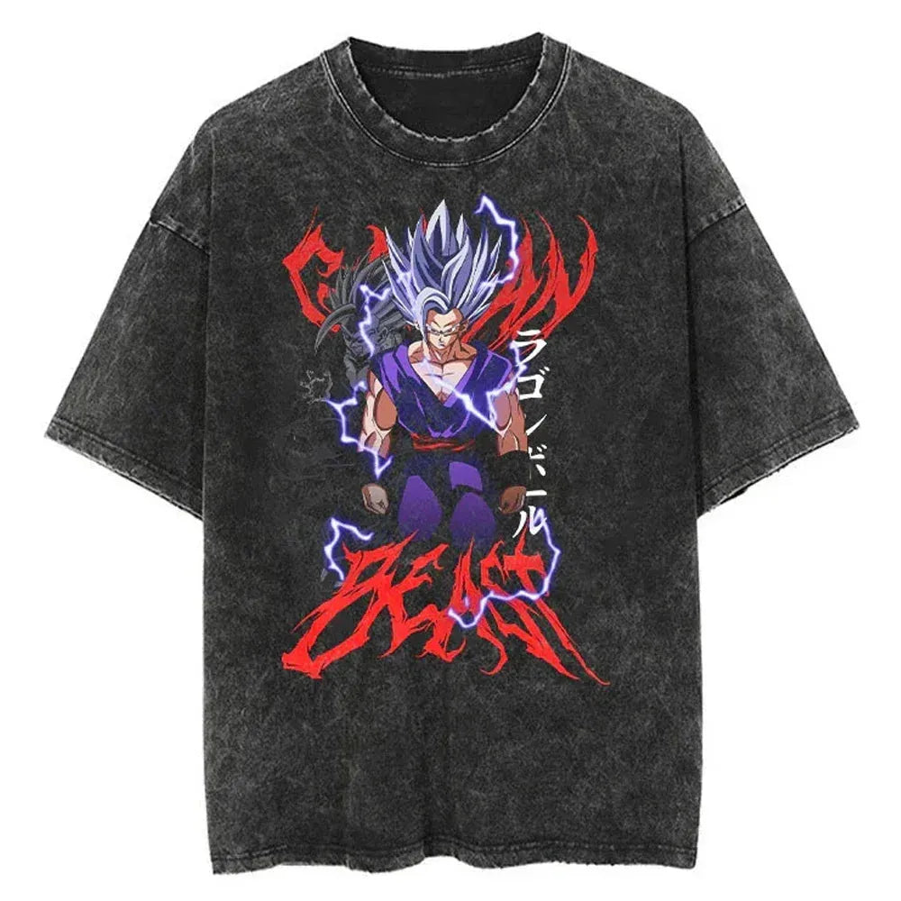 Gohan Beast Custom Black T-shirt - BYTOODAY